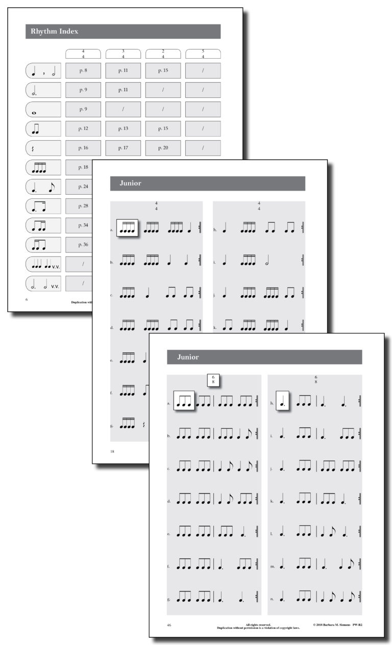 The Rhythm Drill Book – The Piano Workbook Series